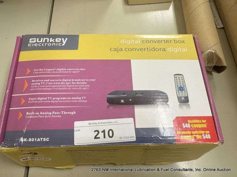 SUNKEY ELECTRONIC SK-801ATSC DIGITAL CONVERTER BOX - Bentley ...