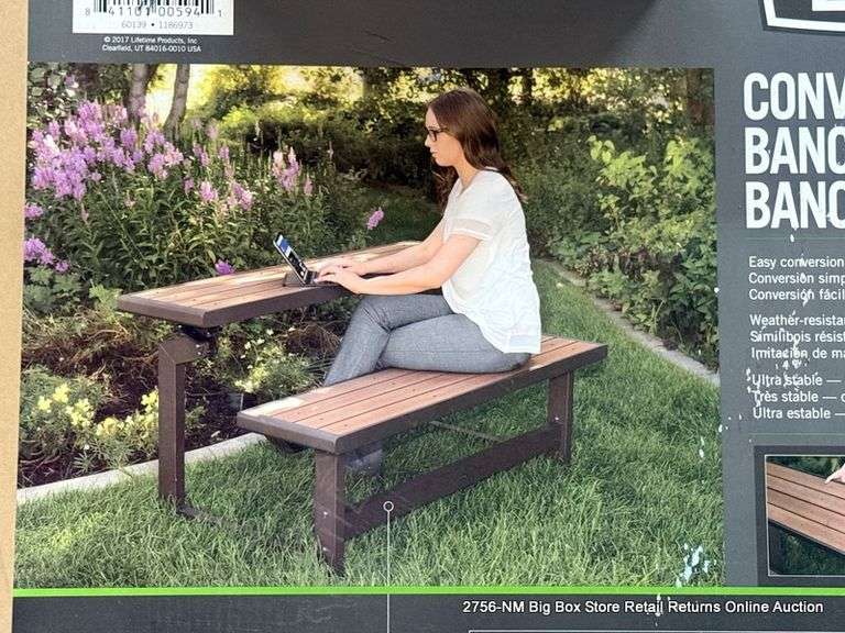 LIFETIME CONVERTIBLE BENCH - Bentley & Associates, LLC