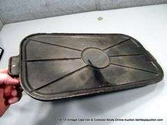 RECTANGULAR GRIDDLE CAST IRON PLATE, 17" - Bentley & Associates, LLC
