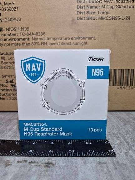 BOX: NAV N95 RESPIRATOR MASKS - Bentley & Associates, LLC