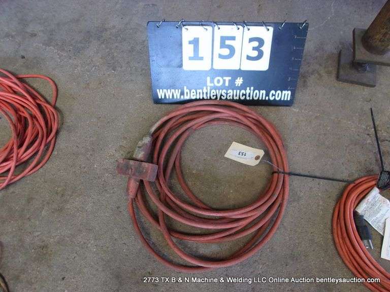 ORANGE HEAVY DUTY 15' EXTENSION CORD/ 3-WAY SPLITTER CORD - Bentley ...
