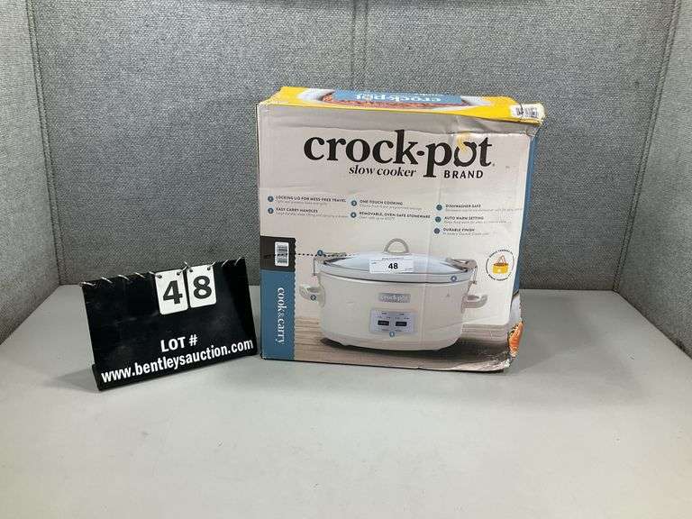 CROCK-POT BRAND COOK & CARRY SLOW COOKER, 7QT., (BOX DAMAGED) - Bentley ...