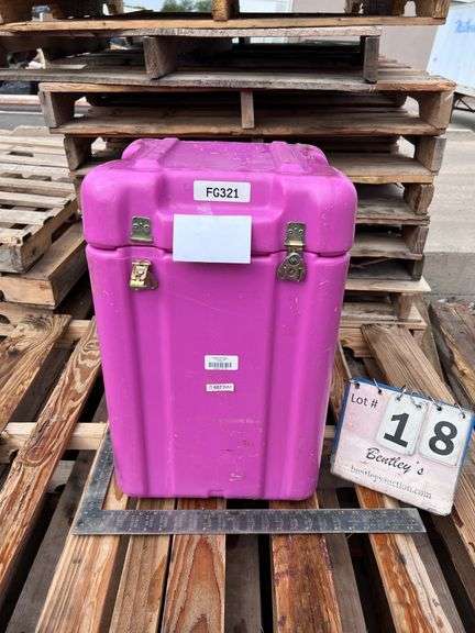 HARDIGG CASE - PURPLE, 24"H X 14"W X 14"L - Bentley & Associates, LLC