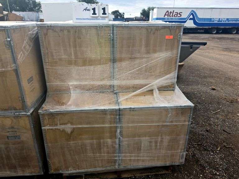 PALLET: ULINE S-22572 WOOD CRATES, 24" X 24" X 24" - 6 X MONEY ...