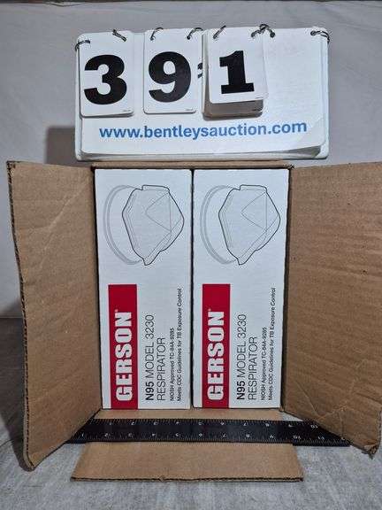 BOX: GERSON N95 RESPIRATOR MASKS - Bentley & Associates, LLC
