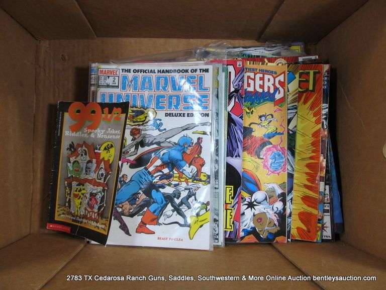 BOX OF ASSORTED COMIC BOOKS & CHILDREN'S BOOKS - Bentley & Associates, LLC