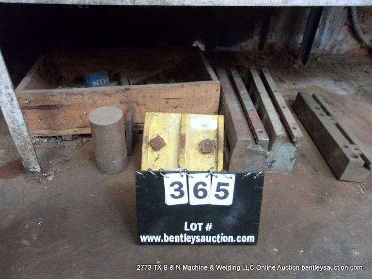 LOT: WOODEN BOX, METAL LAYOUT RACKS, ETC. - Bentley & Associates, LLC