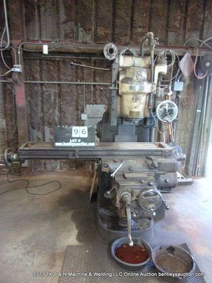 CINCINNATI 2 MI VERTICAL SURFACE MILLING MACHINE - 48" BED, S/N: 2J2V6E ...