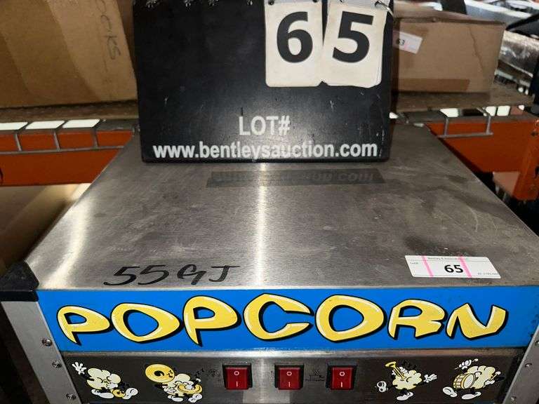 MODEL NP0800 1SS POPCORN MACHINE, MISSING PARTS - Bentley & Associates, LLC