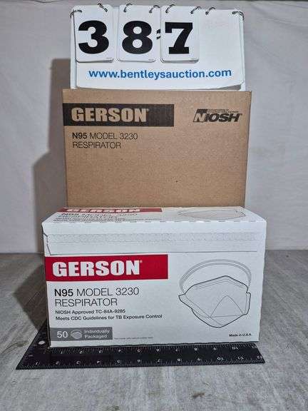 BOX: GERSON N95 RESPIRATOR MASKS - Bentley & Associates, LLC