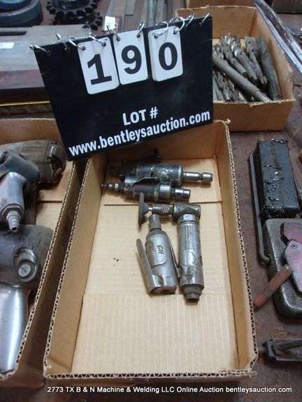 LOT: BOX - PNEUMATIC DIE GRINDERS - Bentley & Associates, LLC