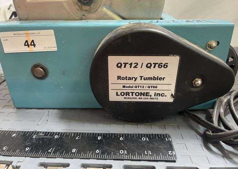 LORTONE QT12/QT66 ROTARY TUMBLER - Bentley & Associates, LLC