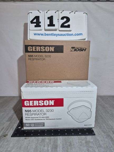 BOX: GERSON N95 RESPIRATOR MASKS - Bentley & Associates, LLC