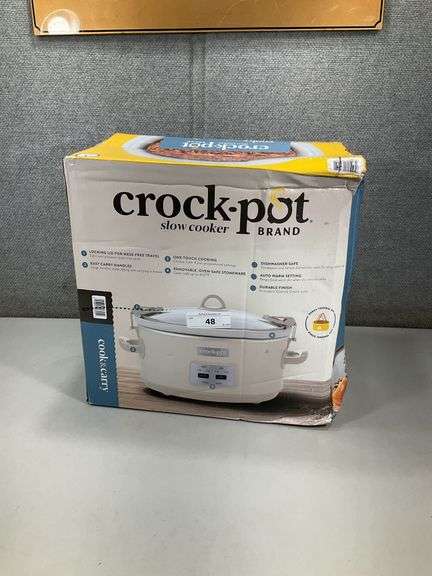 CROCK-POT BRAND COOK & CARRY SLOW COOKER, 7QT., (BOX DAMAGED) - Bentley ...
