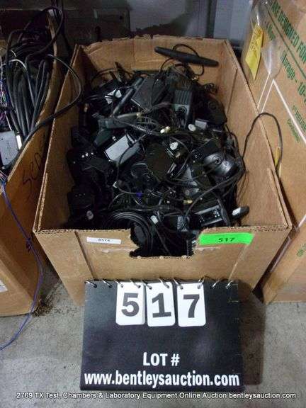 BOX OF WATCHGUARD CAMERAS & ASSORTED COMPONENTS - Bentley & Associates, LLC