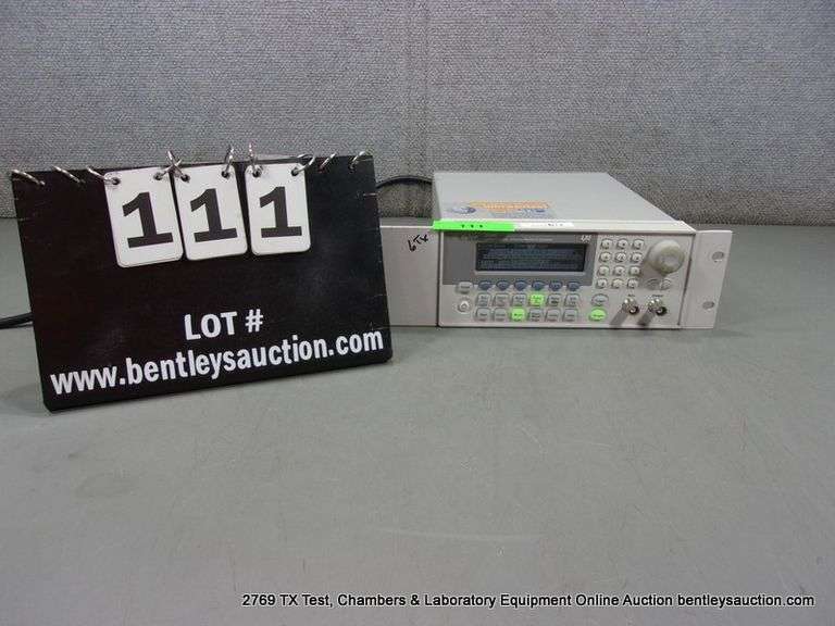AGILENT 33220A 20 MHZ FUNCTION/ARBITRARY WAVEFORM GENERATOR - Bentley ...
