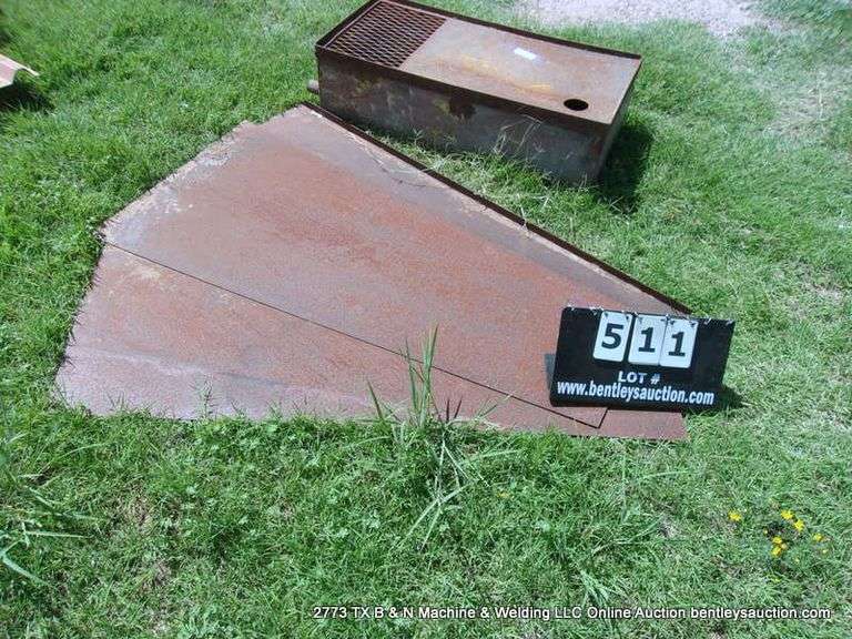 LOT: 2 CUSTOM SHAPED SHEET METAL SHIELDS - Bentley & Associates, LLC