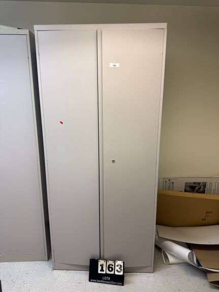 STEELCASE 2-DOOR CABINET, 81" X 36" - Bentley & Associates, LLC