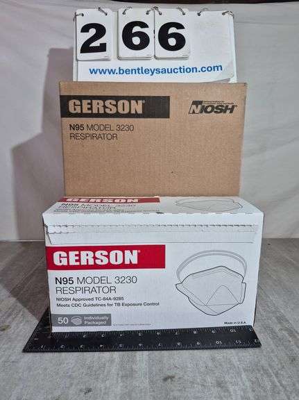BOX: GERSON N95 RESPIRATOR MASKS - Bentley & Associates, LLC