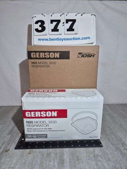 BOX: GERSON N95 RESPIRATOR MASKS - Bentley & Associates, LLC