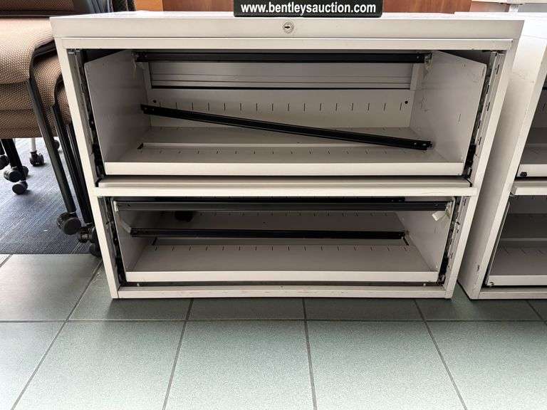 METAL 2-DRAWER STORAGE CABINET - Bentley & Associates, LLC