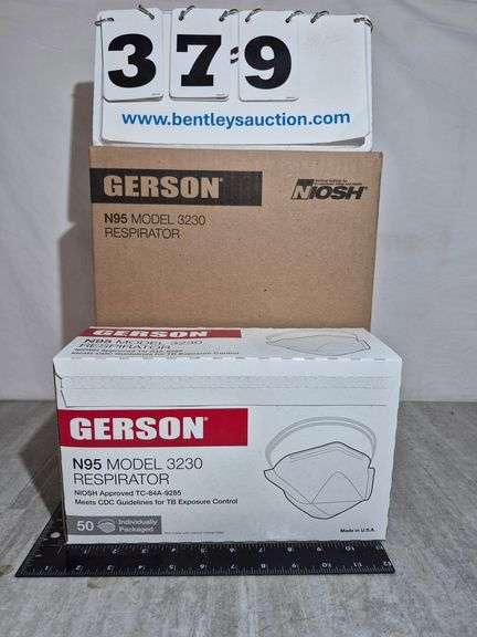 BOX: GERSON N95 RESPIRATOR MASKS - Bentley & Associates, LLC