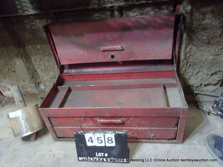TOOL BOX, RED 2 DRAWER - Bentley & Associates, LLC