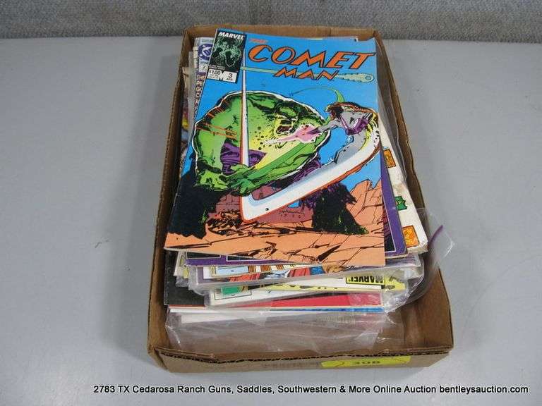 BOX OF ASSORTED COMIC BOOKS - Bentley & Associates, LLC