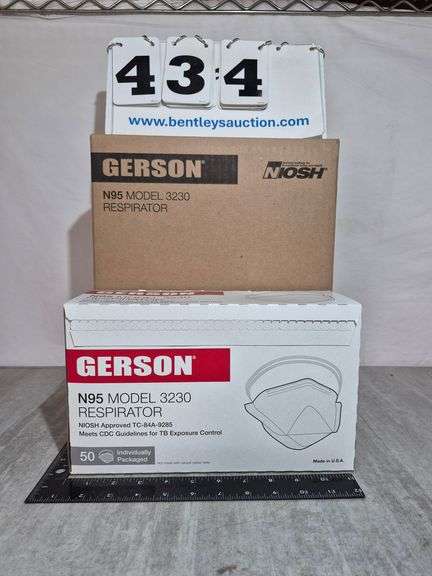 BOX: GERSON N95 RESPIRATOR MASKS - Bentley & Associates, LLC