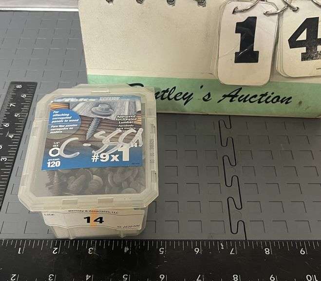 SMALL BOX: BUILDEX TEKS # 9 X 1" ROOFING SCREWS - Bentley & Associates, LLC