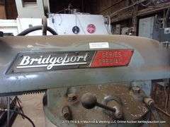 BRIDGEPORT KNEE MILL, S/N: J232966-2 SERIES II SPECIAL W/ 6" RISER, 48 ...