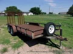 TOP HAT 16' UTILITY TRAILER - METAL DIAMOND PLATE OVER WOOD W/ CUSTOM ...