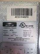 ARCTIC AIR FREEZER, COMMERCIAL, MODEL AF23, S/N 5145272 - Bentley ...