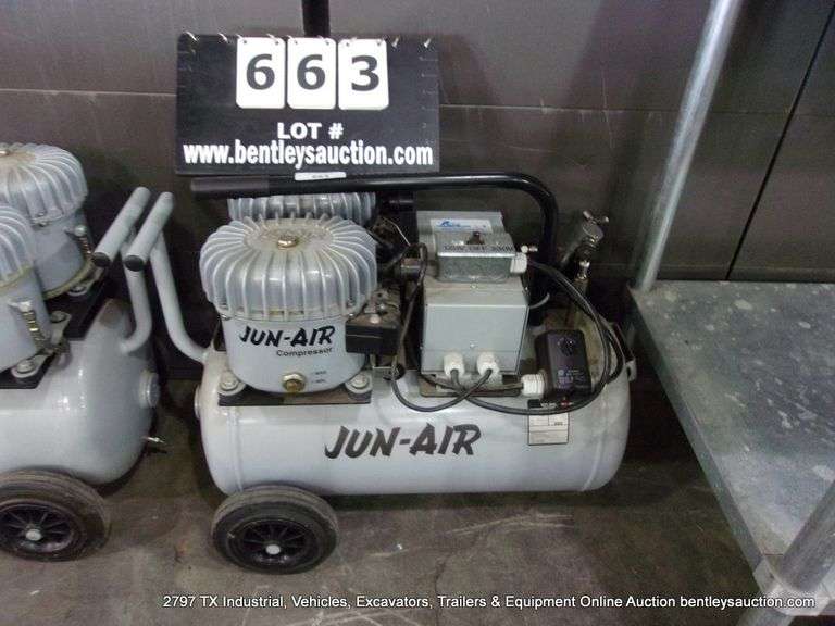 JUN-AIR MODEL 12-50 TWIN HEAD AIR COMPRESSOR - Bentley & Associates, LLC