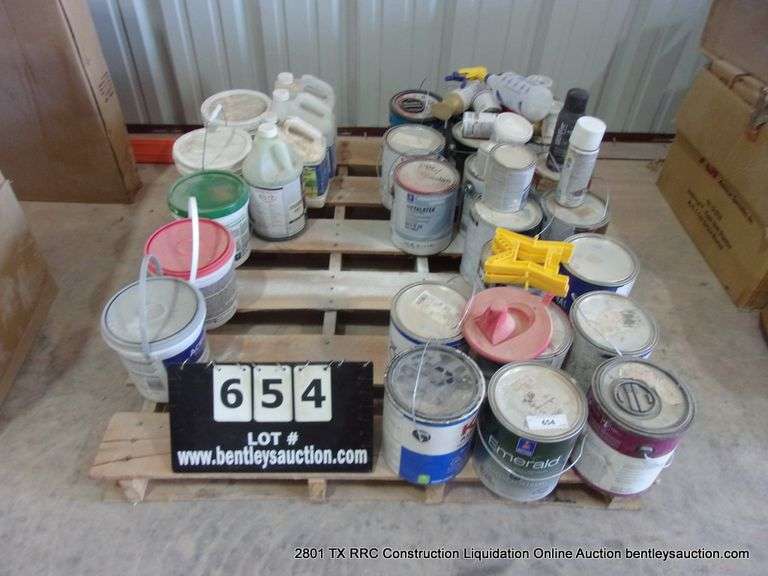 PALLET: ASSORTED PAINT GALLONS - Bentley & Associates, LLC