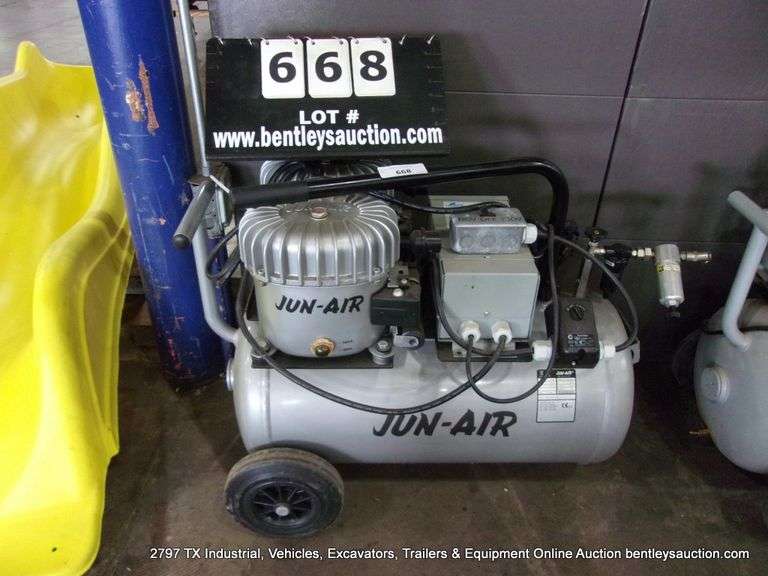 JUN-AIR MODEL 12-50 TWIN HEAD AIR COMPRESSOR - Bentley & Associates, LLC