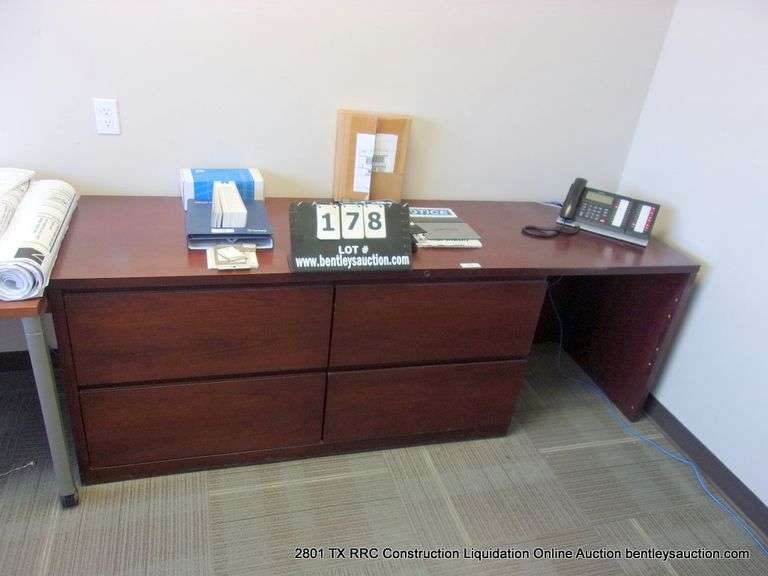4-DRAWER LATERAL FILE EXECUTIVE OFFICE CREDENZA - Bentley & Associates, LLC