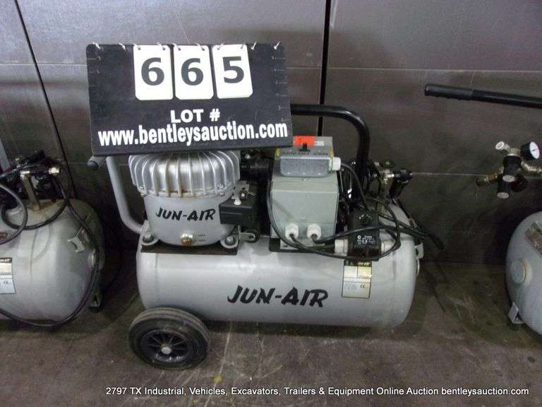 JUN-AIR MODEL 12-50 TWIN HEAD AIR COMPRESSOR - Bentley & Associates, LLC