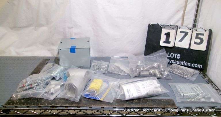 BLUE BIN: CONDUIT SPACERS, HELICOIL THREAD INSERTS, SCR COVER PULL BOX ...