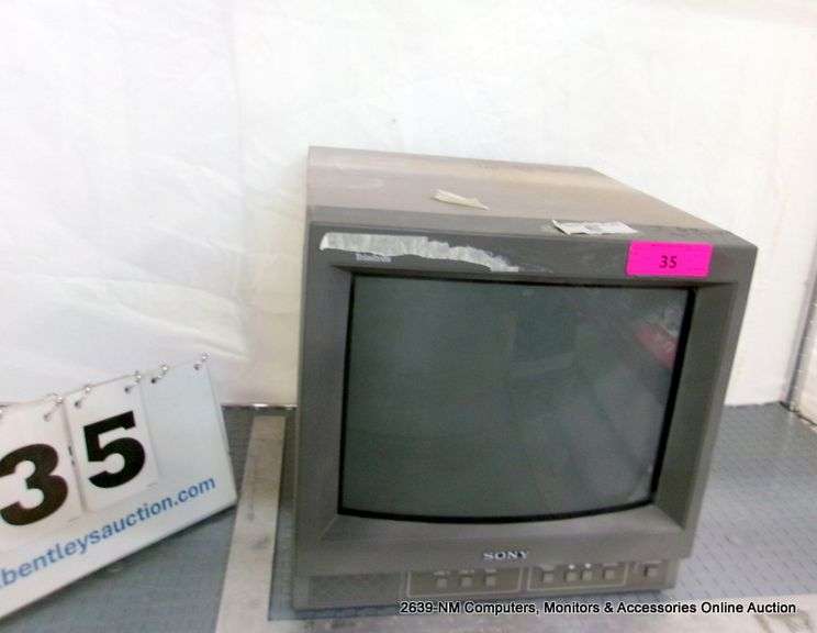 SONY MONITOR MODEL: PVM-14N6U (MISSING PARTS) - Bentley & Associates, LLC