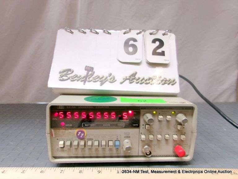 HP 5315A UNIVERSAL COUNTER - Bentley & Associates, LLC