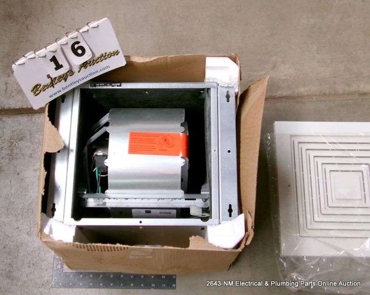 BOX: BROAN L100E LIGHT COMMERCIAL ENERGY STAR VENTILATOR - Bentley ...
