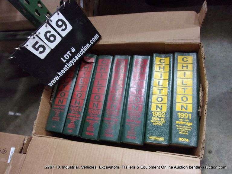 BOX: CHILTON AUTOMOTIVE REPAIR MANUALS - Bentley & Associates, LLC