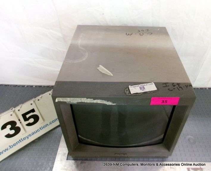 SONY MONITOR MODEL: PVM-14N6U (MISSING PARTS) - Bentley & Associates, LLC