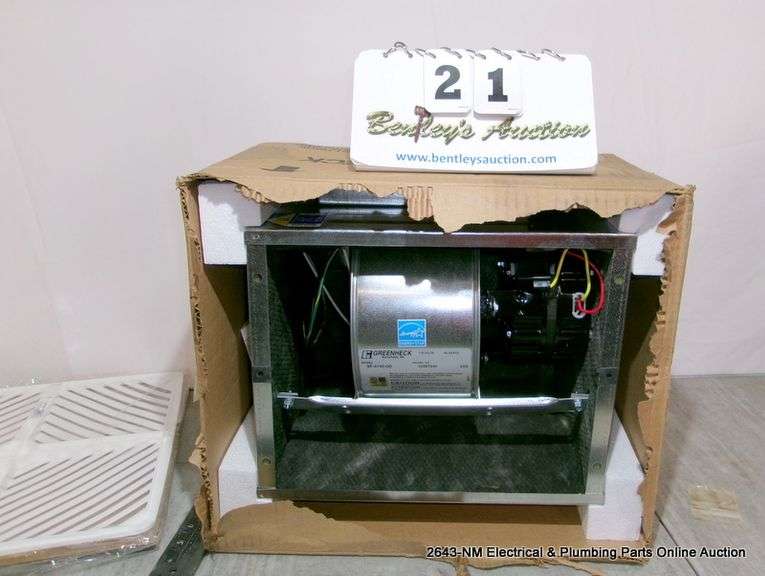 BOX: BROAN L100E LIGHT COMMERCIAL ENERGY STAR VENTILATOR - Bentley ...
