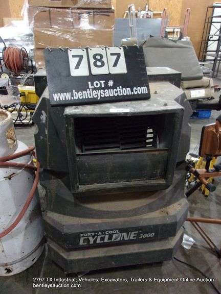 PORT-A-COOL CYCLONE 3000 PORTABLE EVAPORATIVE COOLER FAN - Bentley ...