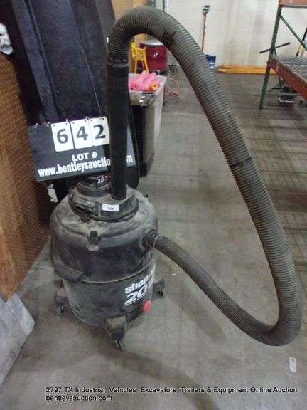 SHOP VAC MODEL 800M 20 GALLON WET/DRY SHOP VACUUM - Bentley ...