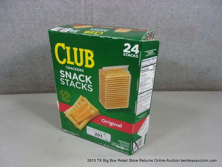 CLUB CRACKERS SNACK STACKS, 24 STACKS, 50 OZ BOX - Bentley & Associates ...