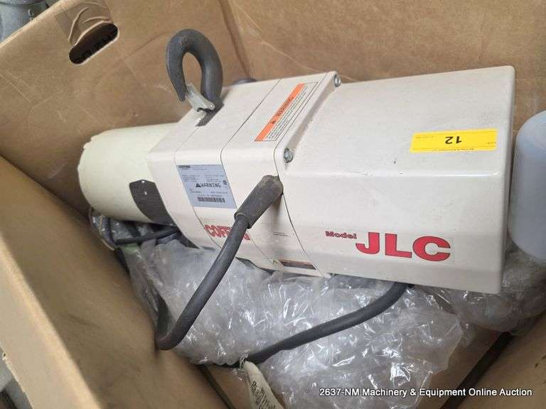 COFFING MODEL JLC ELECTRIC CHAIN HOIST - Bentley & Associates, LLC