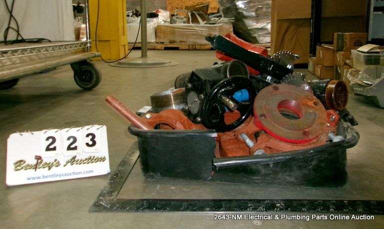 BIN: MISC VALVES, CLAMPS, HARDWARE - CONTENTS ONLY - Bentley ...